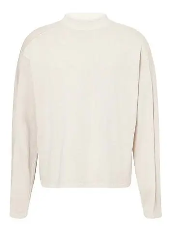 ENTIRE STUDIOS Long-sleeve Washed Crewneck Cotton T-shirt&nbsp - Off White