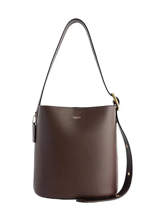 COACH® Bleecker Leather Bucket Bag - B4/maple