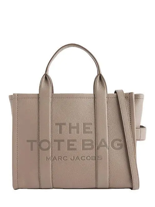 Marc Jacobs The Medium Leather Tote Bag - Cement