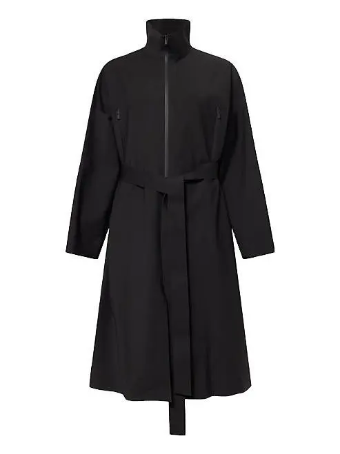 Fear Of God Relaxed-fit Stretch-woven Trench Coat - Black