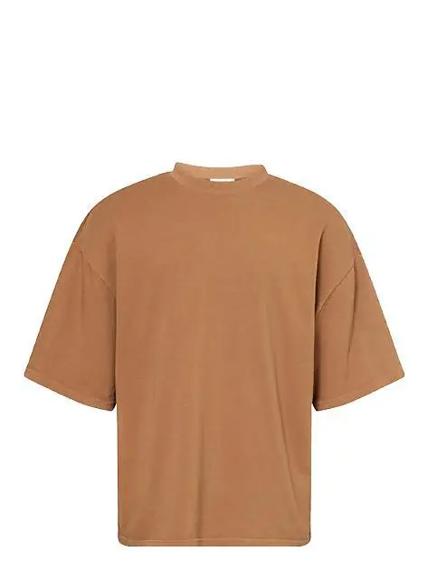 ENTIRE STUDIOS Boxy-fit Crewneck Cotton T-shirt&nbsp - Dune