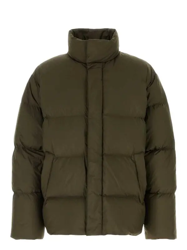 Saint Laurent Quilted Down Jacket - Green