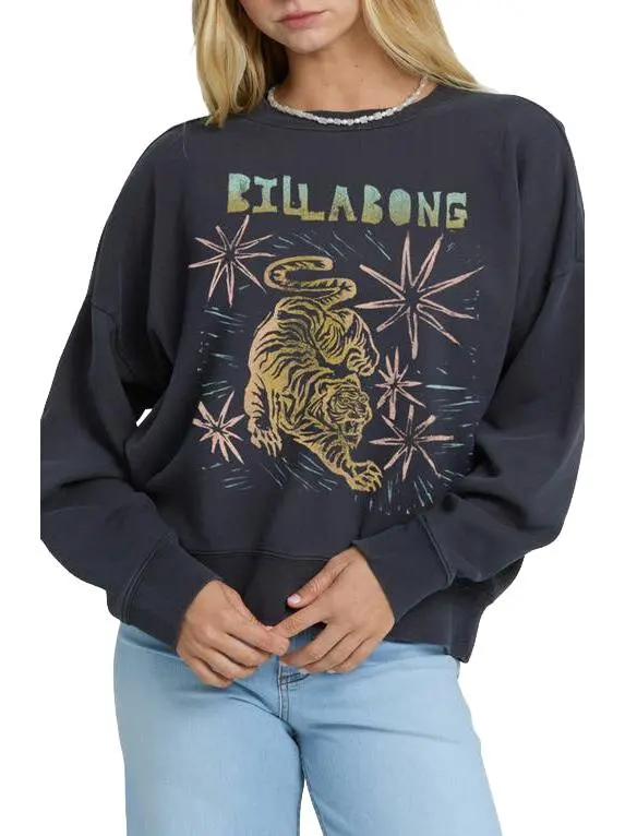BILLABONG Echo Crewneck Sweatshirt - Black Sands