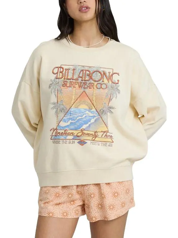 BILLABONG Echo Crewneck Sweatshirt - Winter White