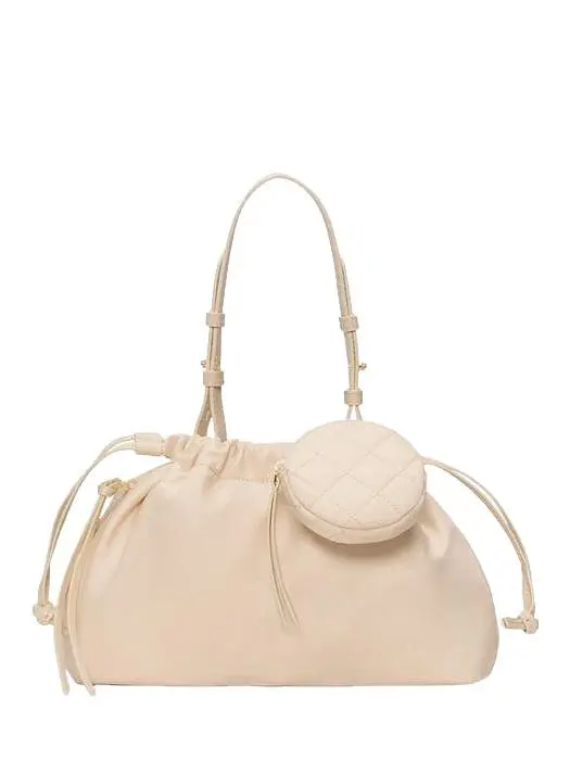Mz Wallace Small Waverly Nylon Shoulder Bag - Buff