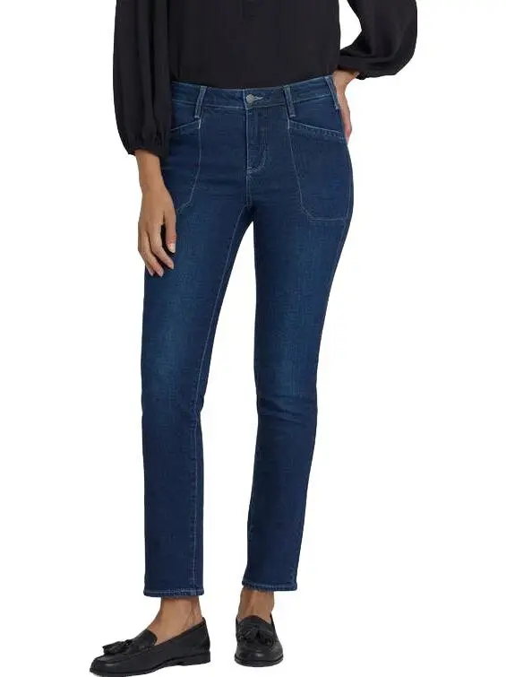 NYDJ Sheri Utility Pocket Slim Jeans - Ink Skyline