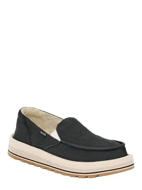 Sanuk Donna Mesa Slip-on Sneaker - Black