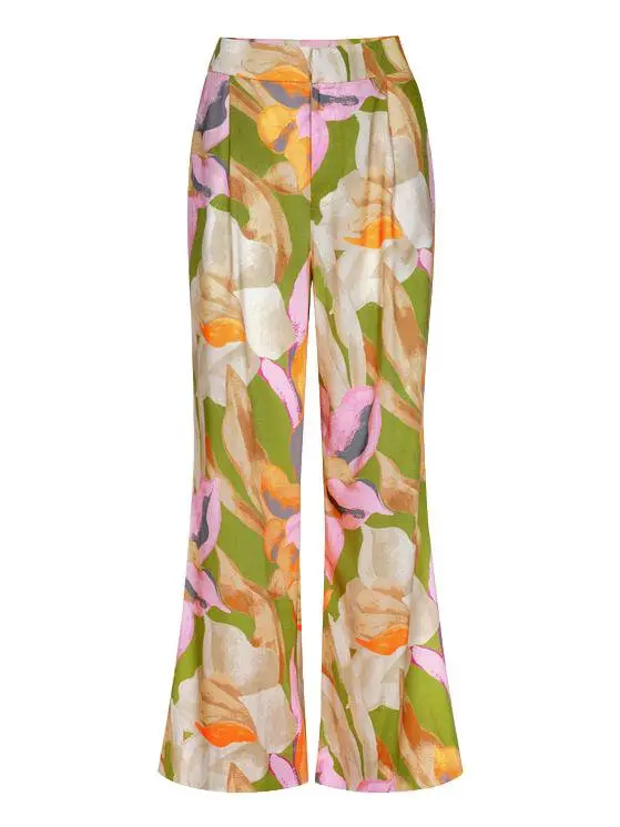 UNTITLED IN MOTION Petra Print Wide-leg Pant - Fresco Floral