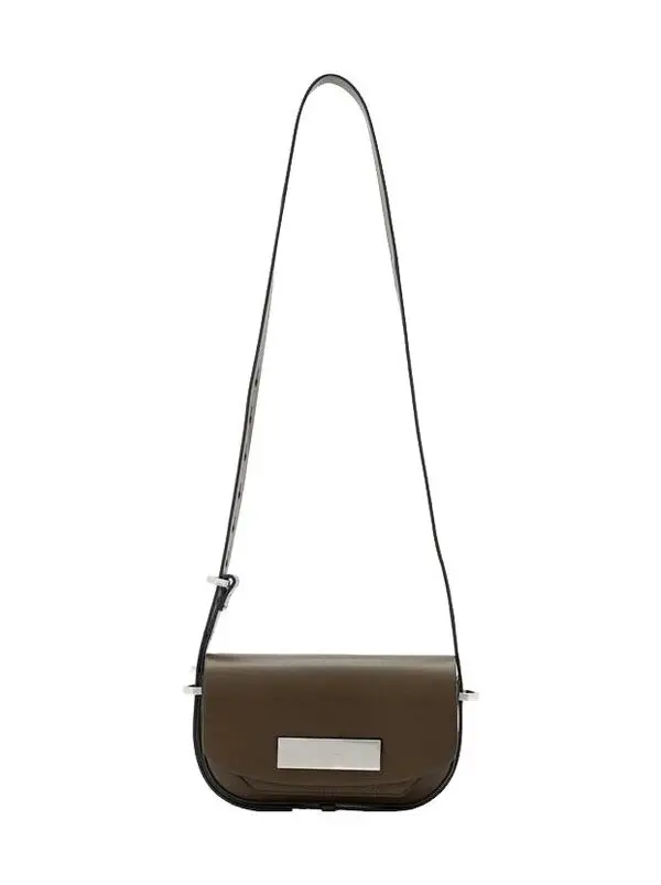 ALLSAINTS Etta Leather Crossbody Bag - Fango Brown