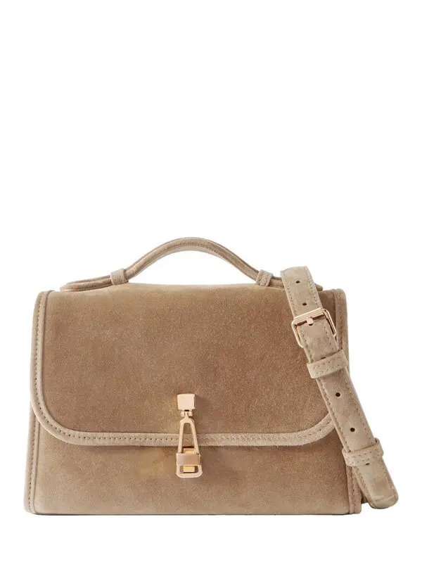 Gabriela Hearst Leonora Small Suede Tote - Brown