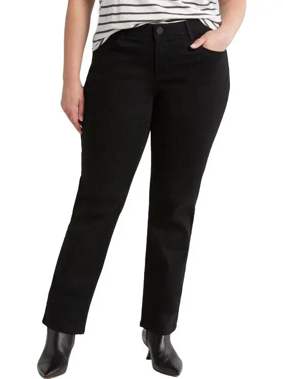 Wit & Wisdom Sawyer Straight Leg Jeans - Black