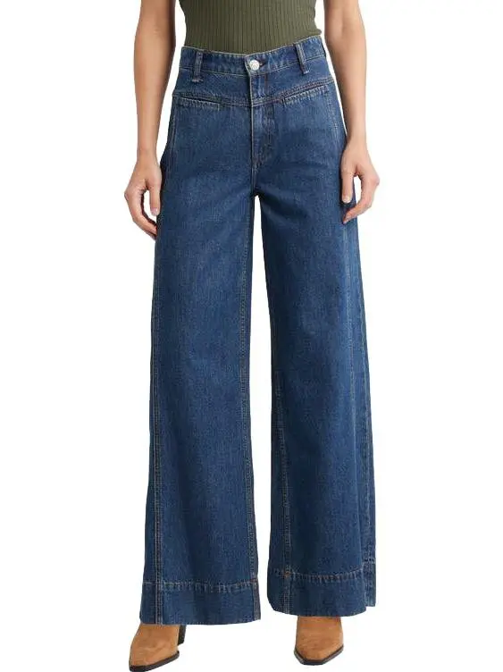 Rag & Bone Selah High-waist Wide-leg Jeans - Kenme