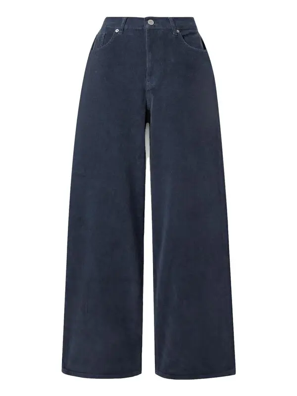 LA LIGNE Isadora Corduroy Wide-leg Pants - Blue