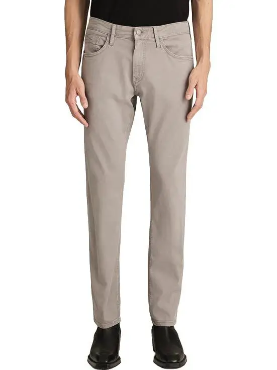 MAVI Marcus Slim Straight Leg Twill Pants - Shark Luxe Twill