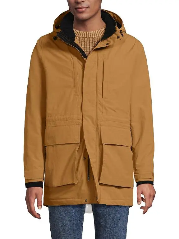 LANDS' END Waterproof Squall Parka - Canyon Camel