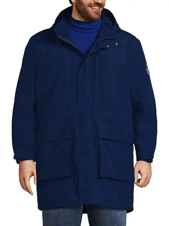 LANDS' END Waterproof Squall Parka - Deep Sea Navy
