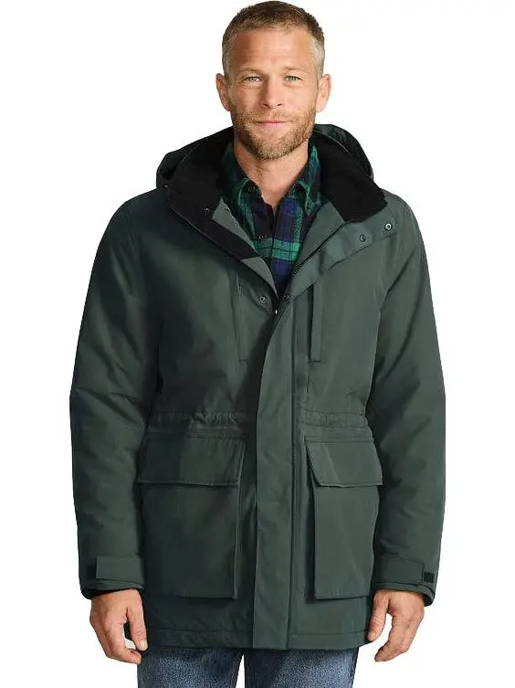 LANDS' END Waterproof Squall Parka - Evening Forest