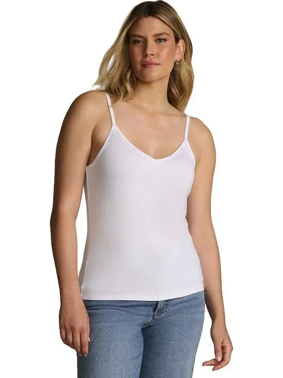 LANDS' END Cooling V-neck Camisole - White