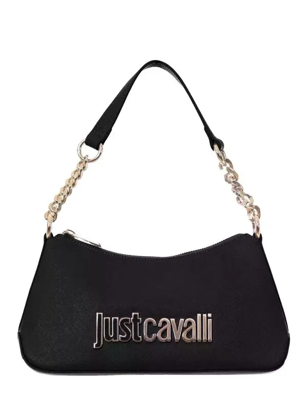 Just Cavalli Logo-plaque Chain-strap Shoulder Bag - Black