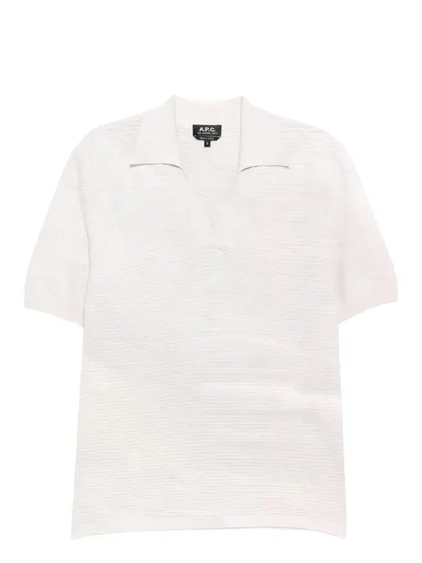 A.p.c. V-neck T-shirt - Neutrals
