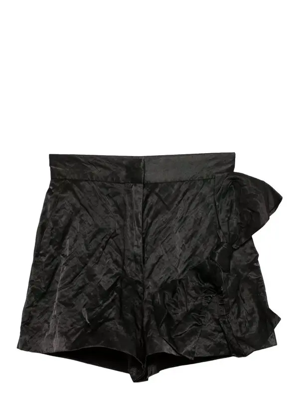 MSGM Bow-embellished Shorts - Black