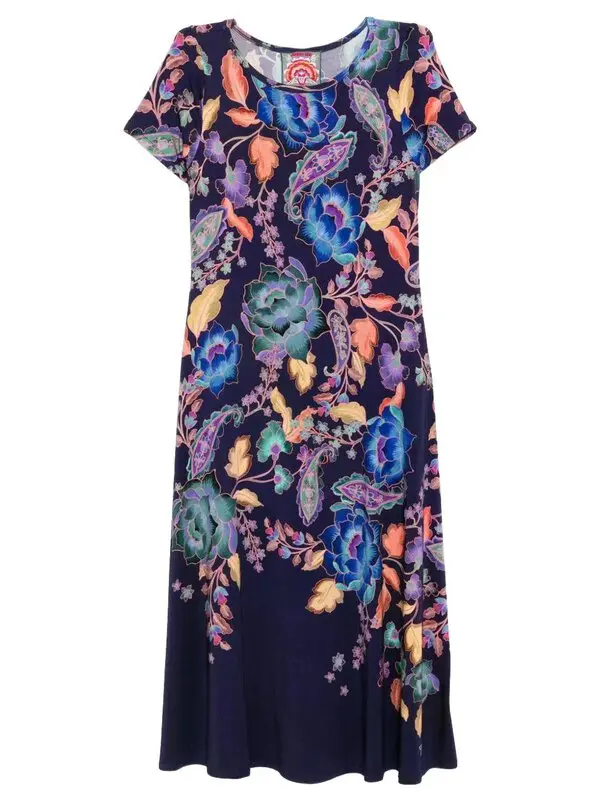 Johnny Was The Janie Favorite Midi Dress - Purple
