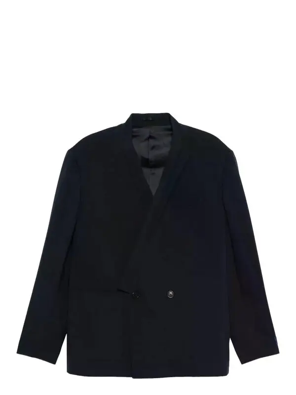 Kenzo Asymmetric Double-breasted Jacket - Blue