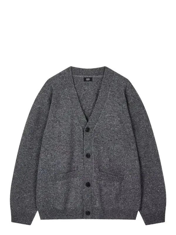 STUDIO TOMBOY Speckle-knit Button Cardigan - Grey
