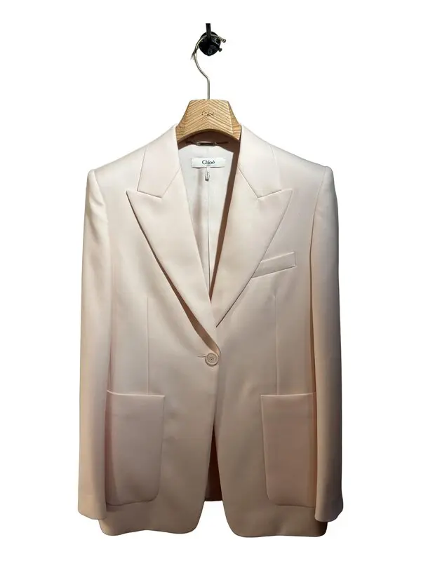 Chloé Single-button Blazer - Pink