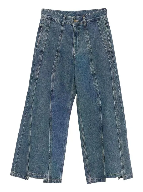 SONGZIO Bias Cut-out Jeans - Blue