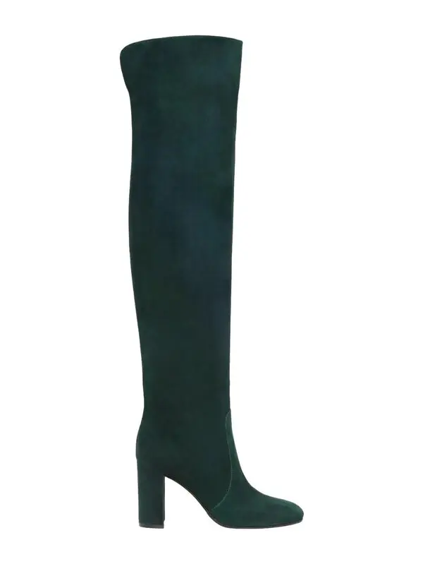 GIANVITO ROSSI Over-the-knee Block-heel Boots - Green