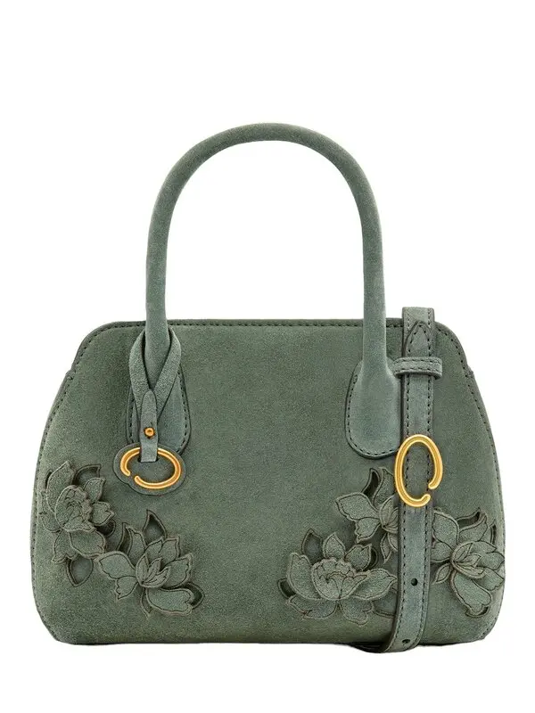 Oscar De La Renta The Mini Ivy Handbag - Green