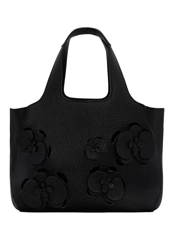 Oscar De La Renta Mini Topaz Tote - Black