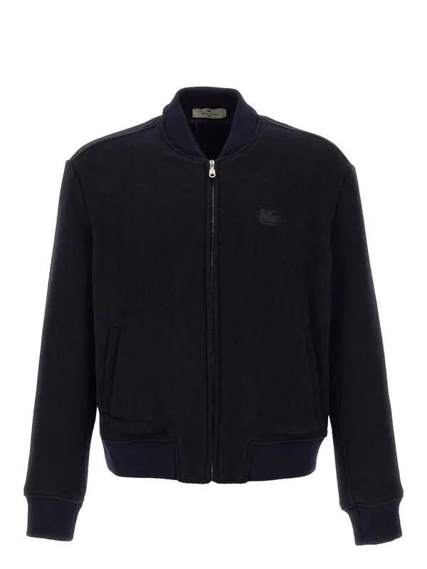 Etro Pegaso Bomber Jacket - Blue