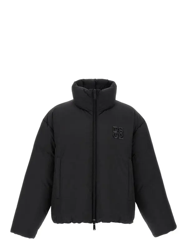 Dsquared2 Ball Nylon Puffer Down Jacket - Black