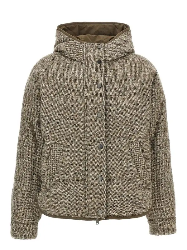 Brunello Cucinelli Reversible Down Jacket - Multicolor