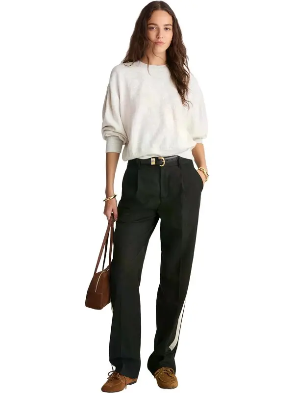 Madewell The Signature Trouser Pant - Jet Black