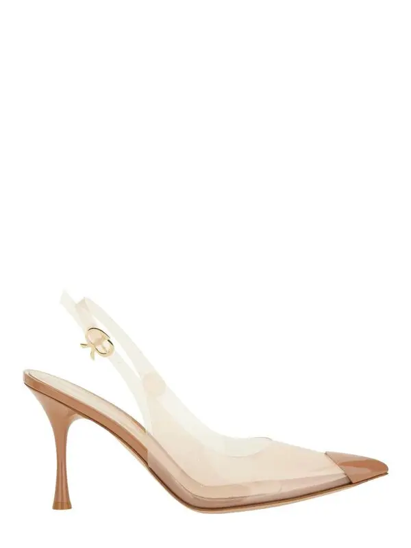 GIANVITO ROSSI Diana 85 Slingback Pumps - Beige