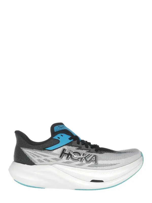 Hoka One One Rocket X 3 Sneakers - White/black