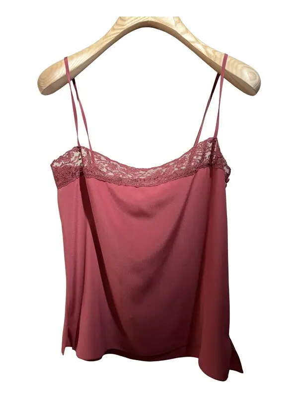 Chloé Lace Trim Camisole - Pink