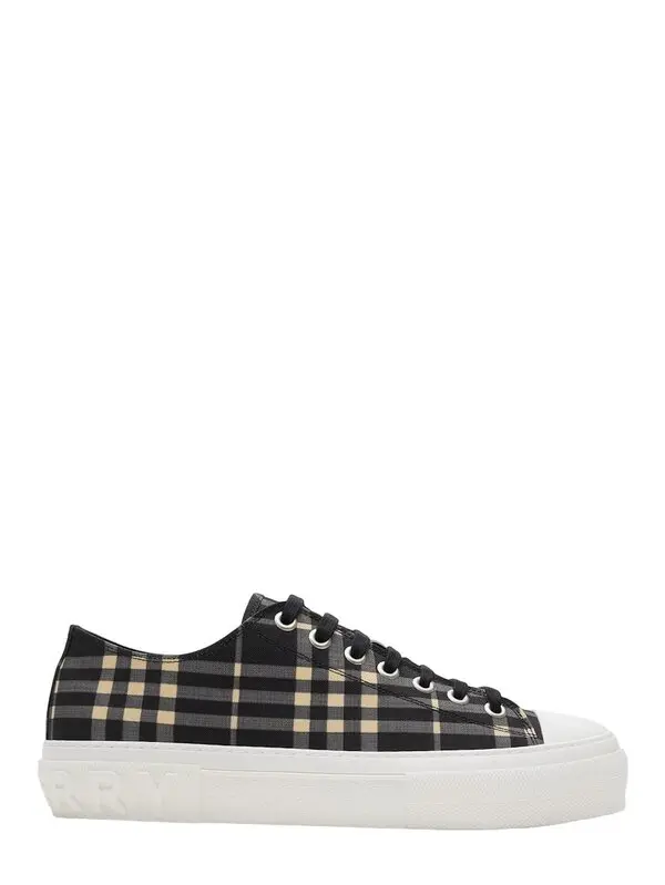 Burberry Check Sneakers - Black