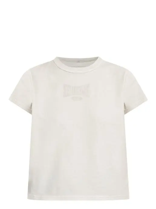 Alexander Wang Graphic Shrunk T-shirt - Dirty White