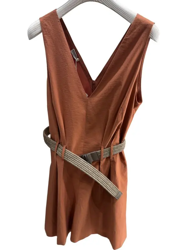 Brunello Cucinelli Mini Dress - Brown