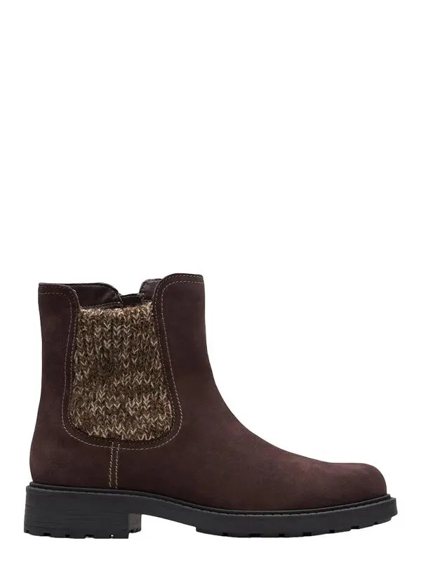 Clarks Opal Sky Suede - Dark Brown