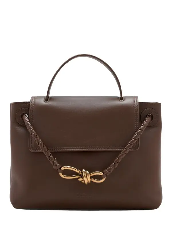 Bottega Veneta Small Ciao Ciao Leather Top Handle Bag - Brown