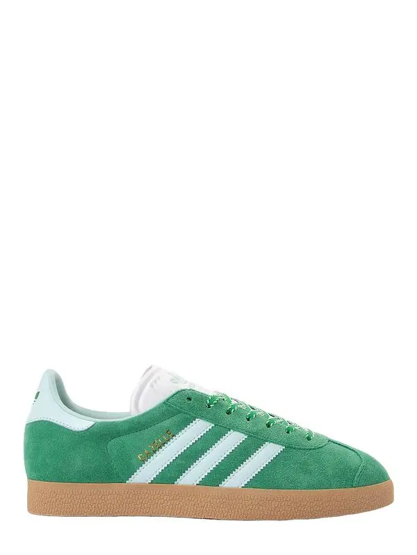 Adidas Gazelle Athletic Shoe - Green/semi Flash Aqua/gold Metallic