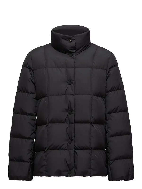 Moncler Square-quilted Down Jacket - Black