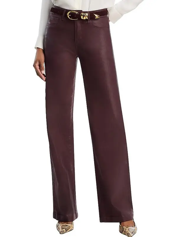 L'Agence Scottie High-rise Wide-leg Jeans - Chocolate