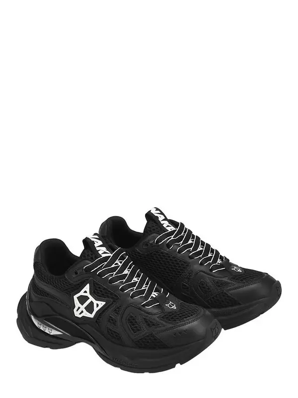NAKED WOLFE Smash Sneakers - Double Black