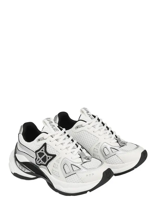 NAKED WOLFE Smash Sneakers - White/silver